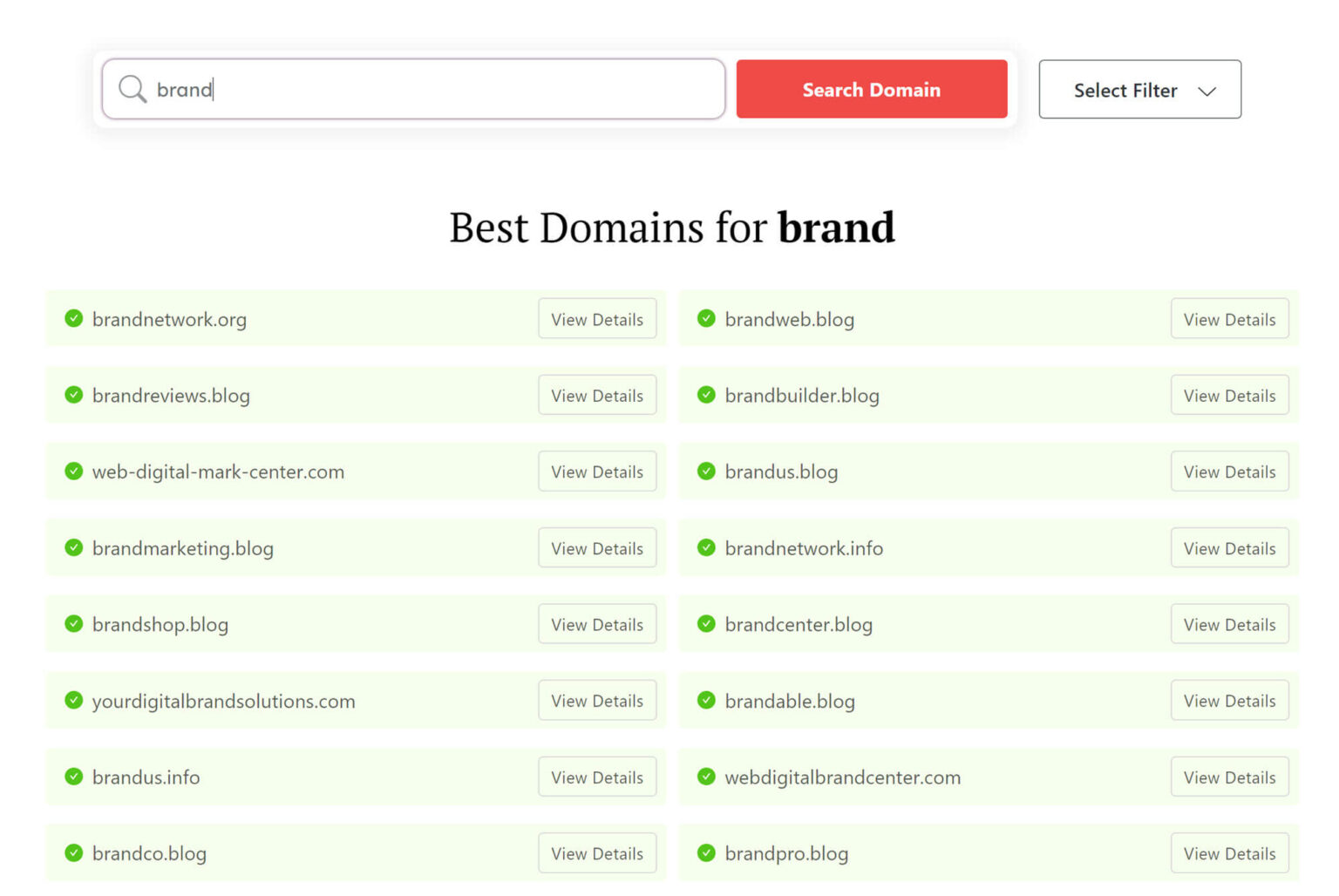 Domain Name Generator (Instant Ideas, no Ads) - DomainWheel
